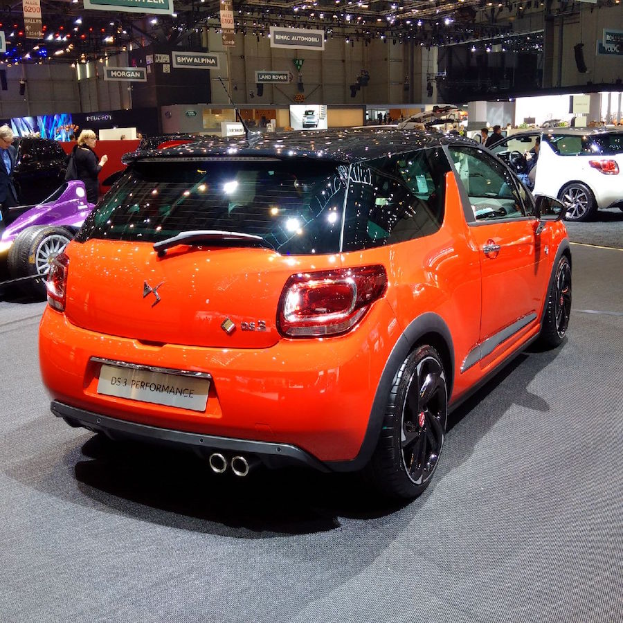 Salon de Genève : DS3 Performance 2017 vêtue de rouge